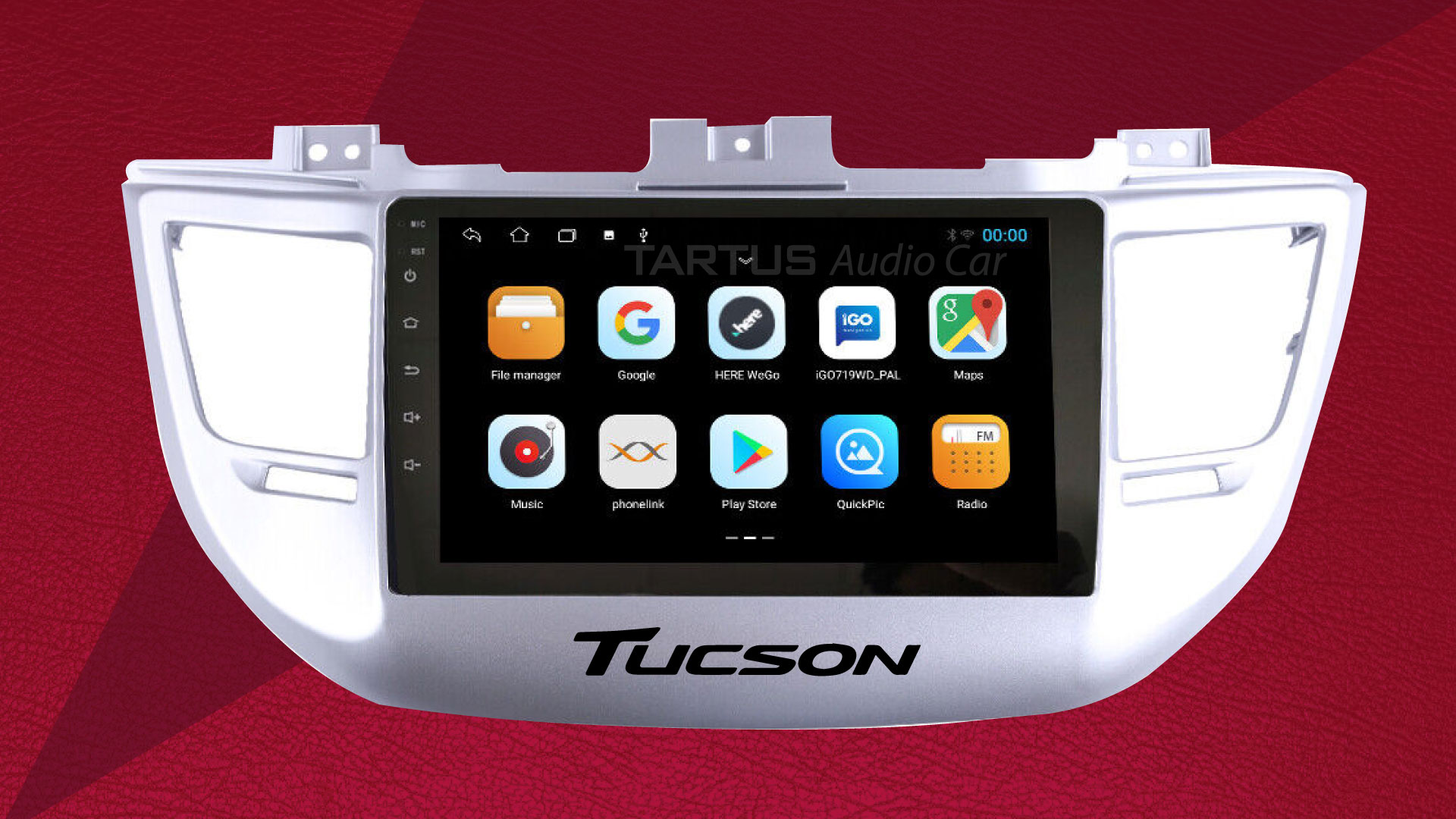 Radio pantalla Hyundai Tucson 2015-2018 9´ – Tartus Audio Car